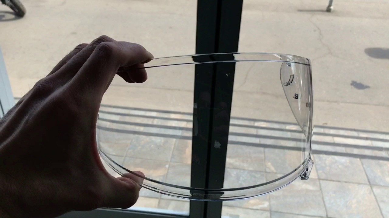 Shoei CWR-1 Photochromic Transitions visor shield test - YouTube
