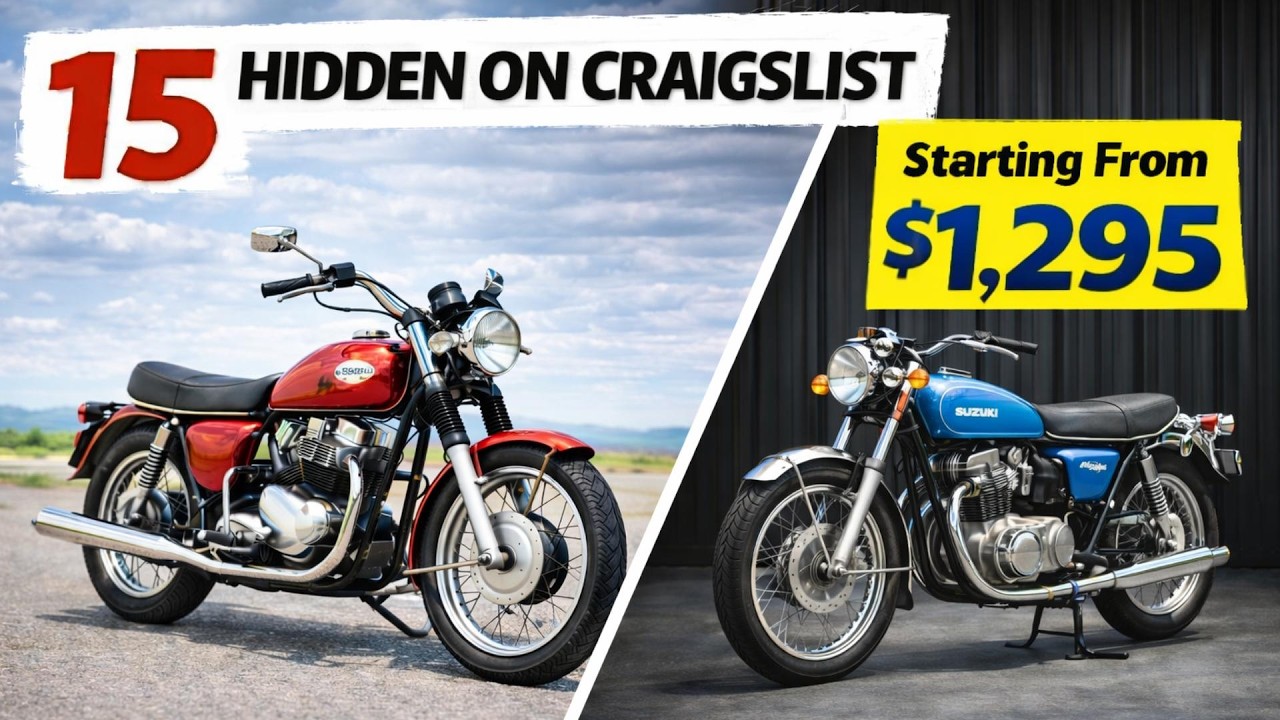 15 Hidden Classic Motorcycles for Sale on Craigslist Right Now - YouTube