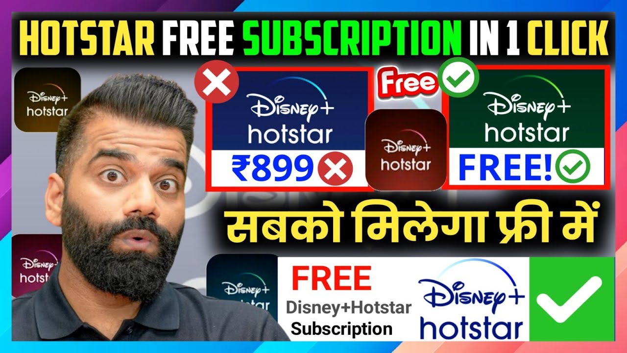 How To Get Free Disney + Hotstar Subscription | Disney Hotstar ...