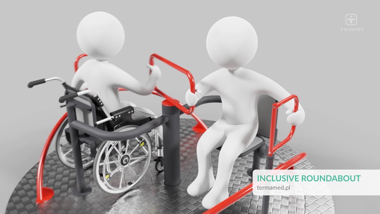 TERMA Inclusive playground equipment - YouTube