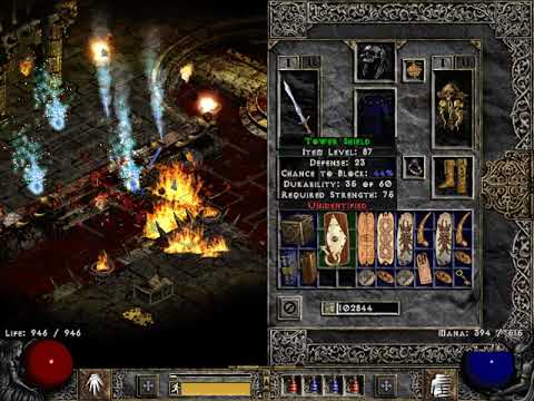 Diablo 2 - Sigon's Guard Drop - Holy Grail (114 out of 502) - YouTube