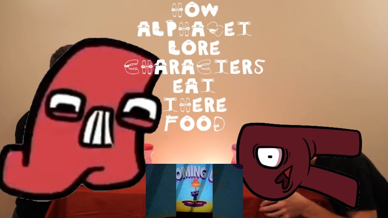 How Alphabet Lore Characters Eat There Food #alphabetlore - YouTube