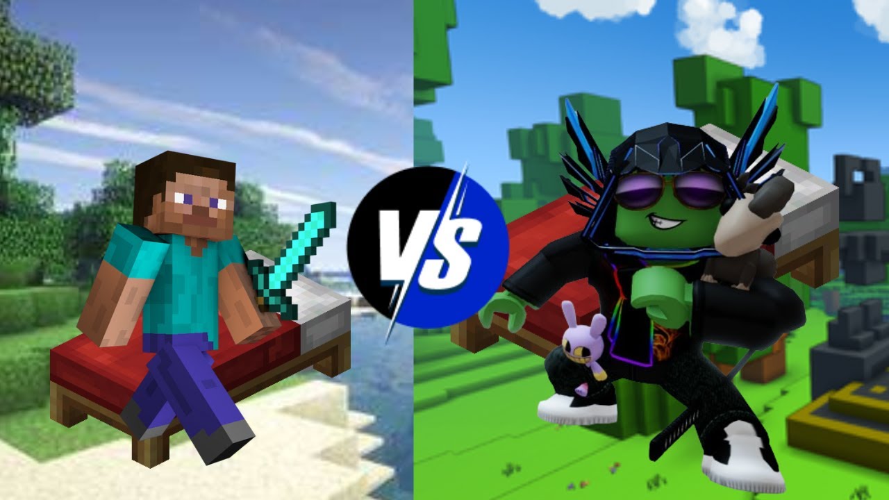 Minecraft Bedwars vs Roblox Bedwars - YouTube