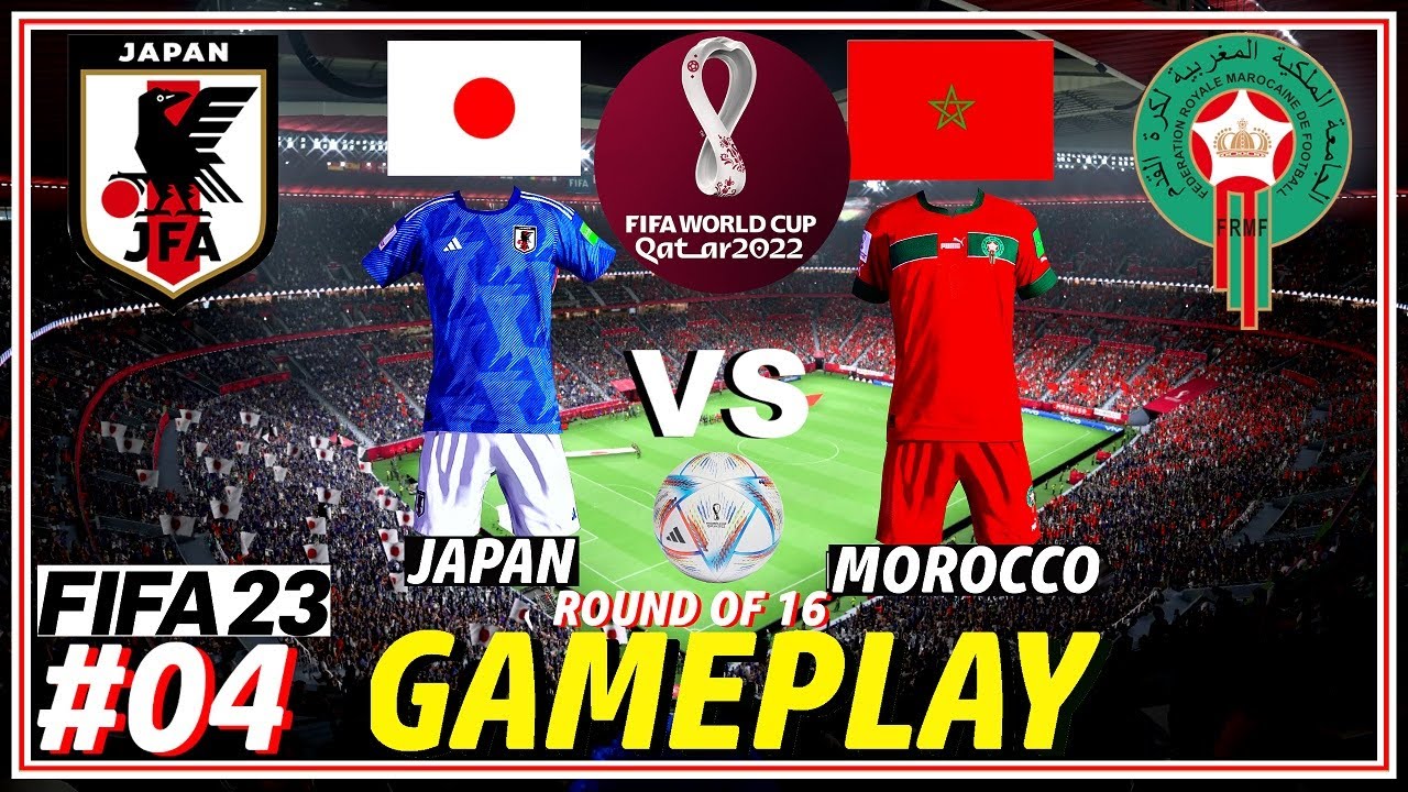 Japan vs Morocco FIFA World Cup 2022 - YouTube