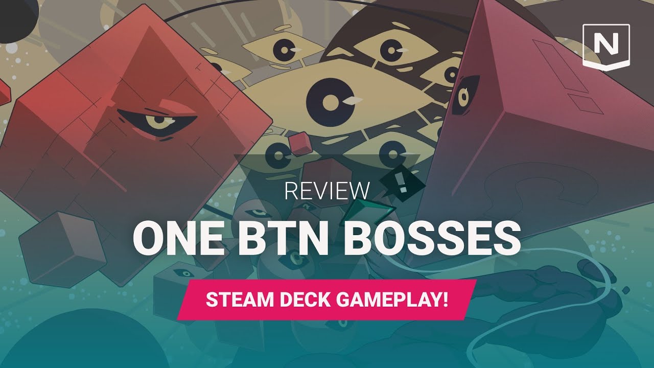 ONE BTN BOSSES Review! How do you control a shoot em up with a single button? (Steam Deck ...