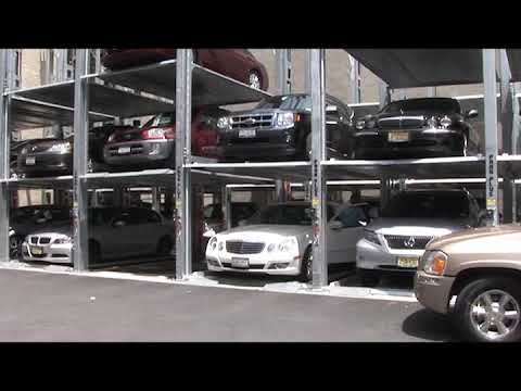 PARKPLUS Quad Stacker Parking System, Mt Sinai Hospital, NYC - YouTube