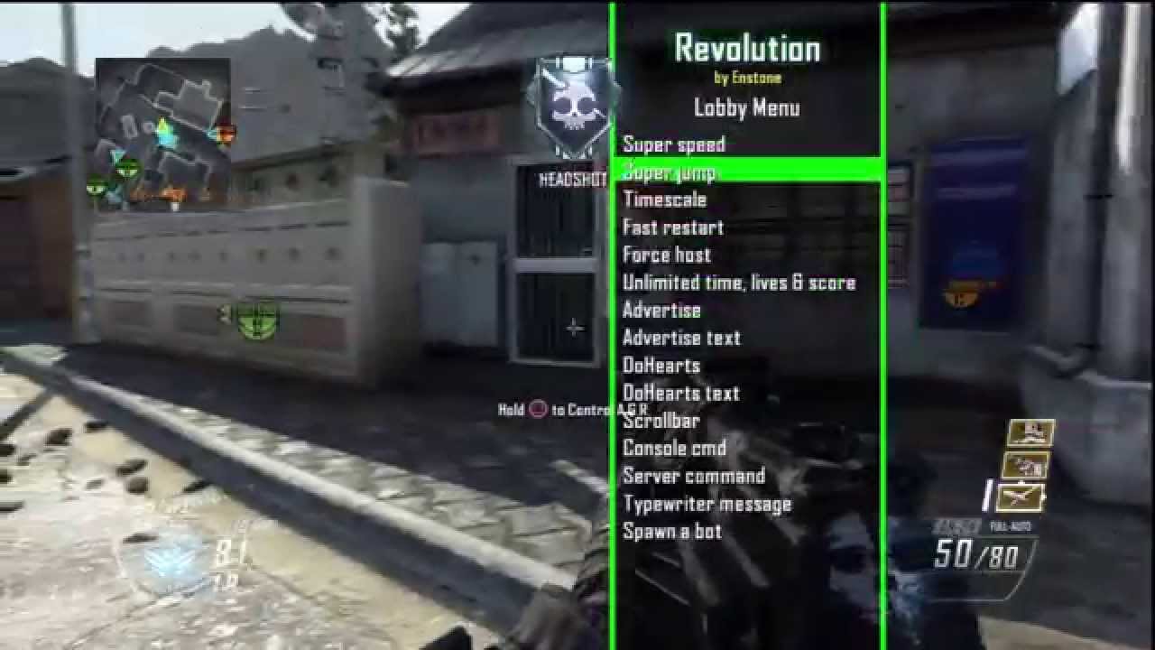 Modding Black Ops 2 With Revolution Mod Menu - YouTube