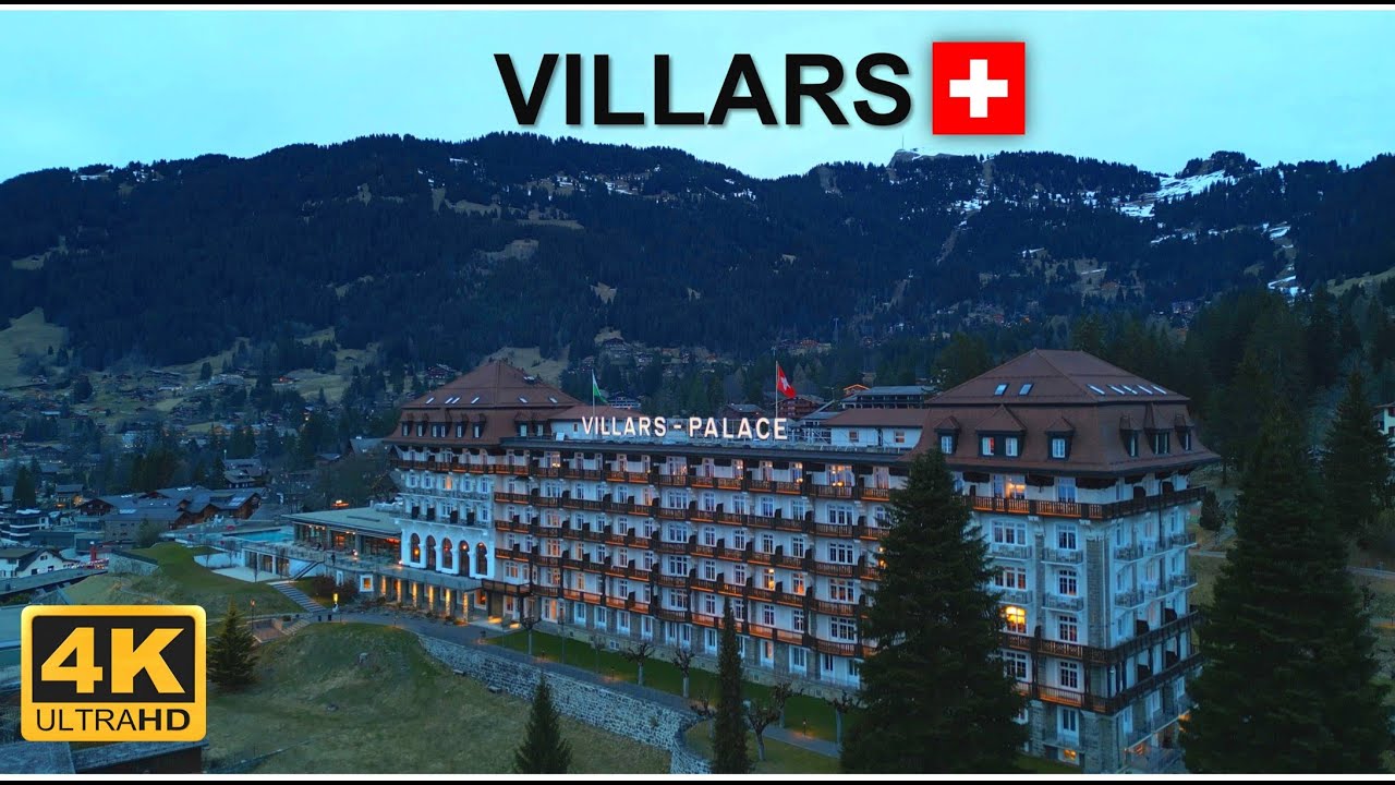 Villars sur Ollon -Switzerland- Evening walk and drone footage après ...