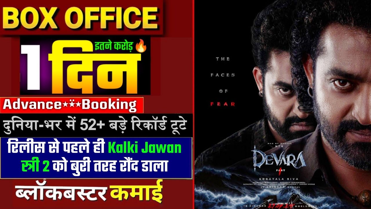 Devara (Day-1) Advance Booking Sacnilk #Devara Day 1 Box Office ...