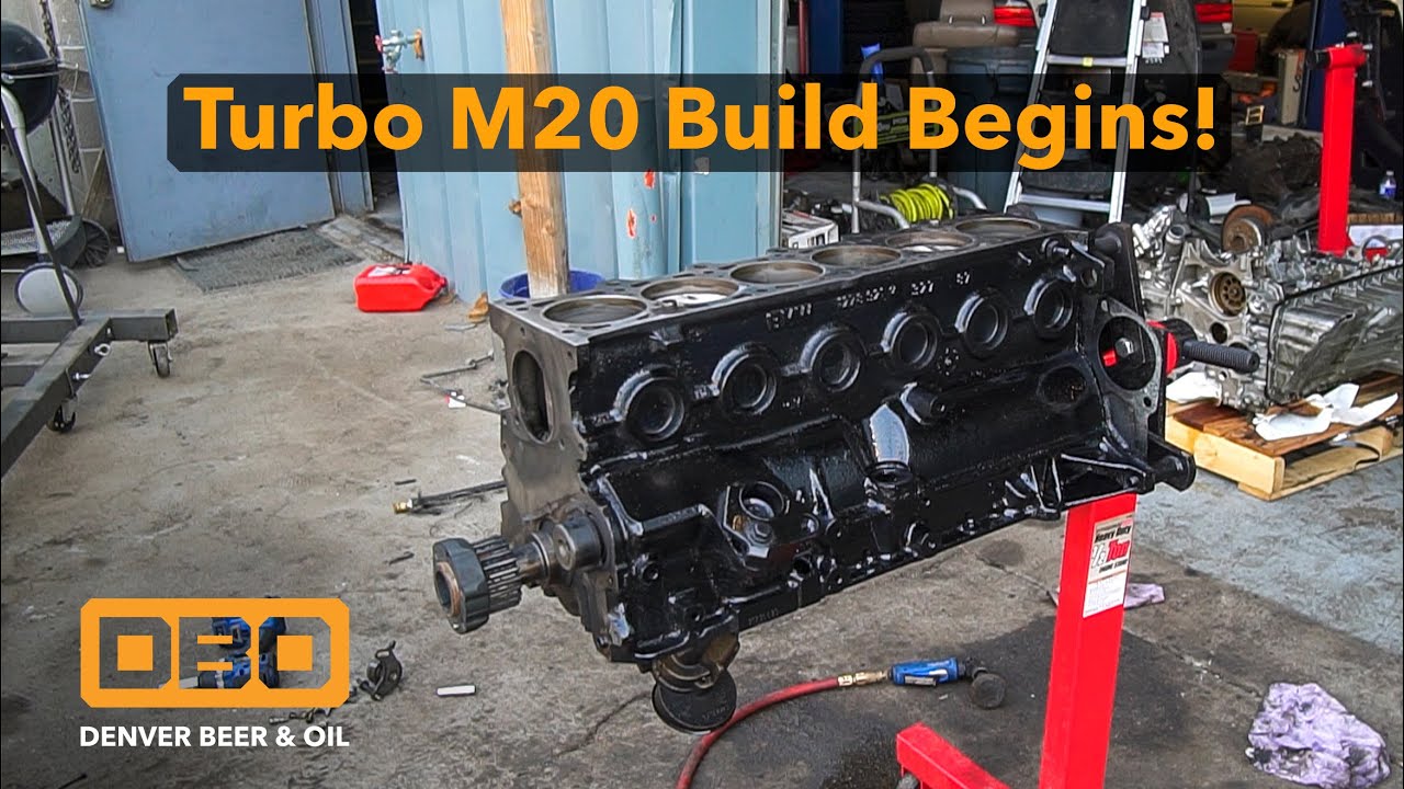 Turbo M20 Stroker Assembly Part 1 - YouTube
