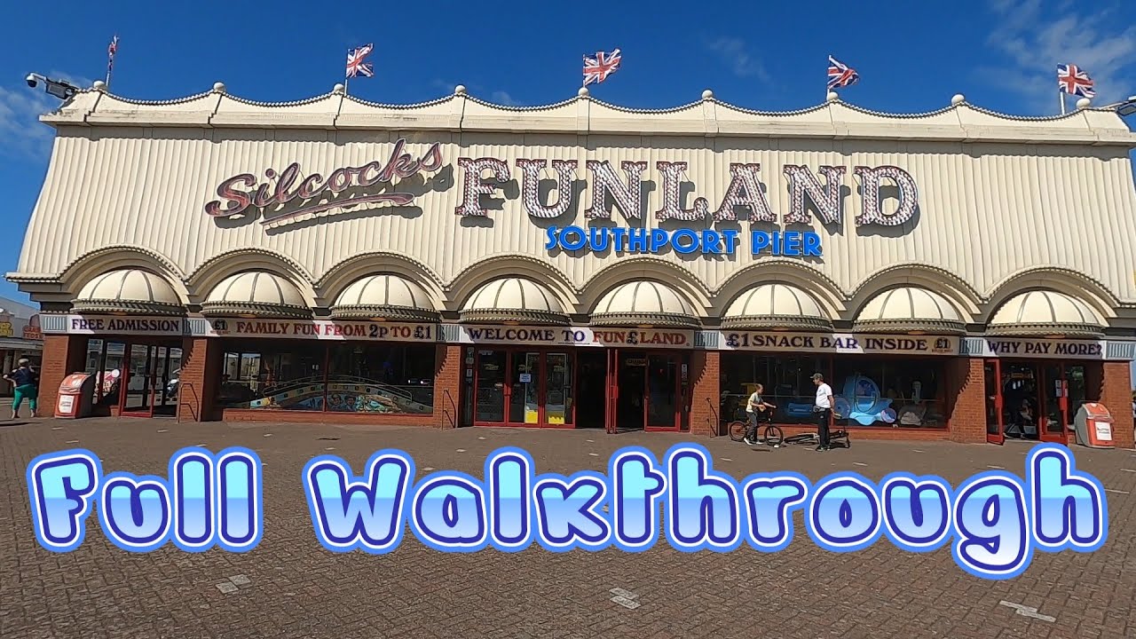 Silcocks Funland Southport | Amusements | Full Walkthrough | August ...