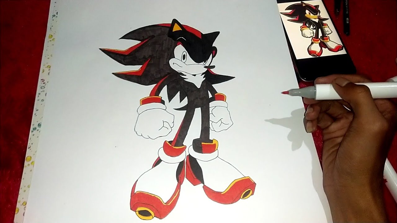 How To Draw Sonic Anime - Sonic the Hedgehog - YouTube