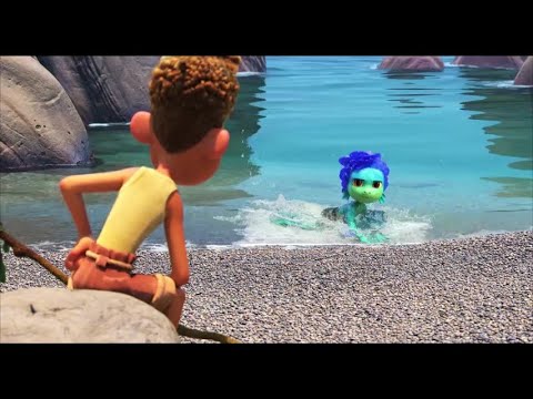 Luca first time to the surface - YouTube