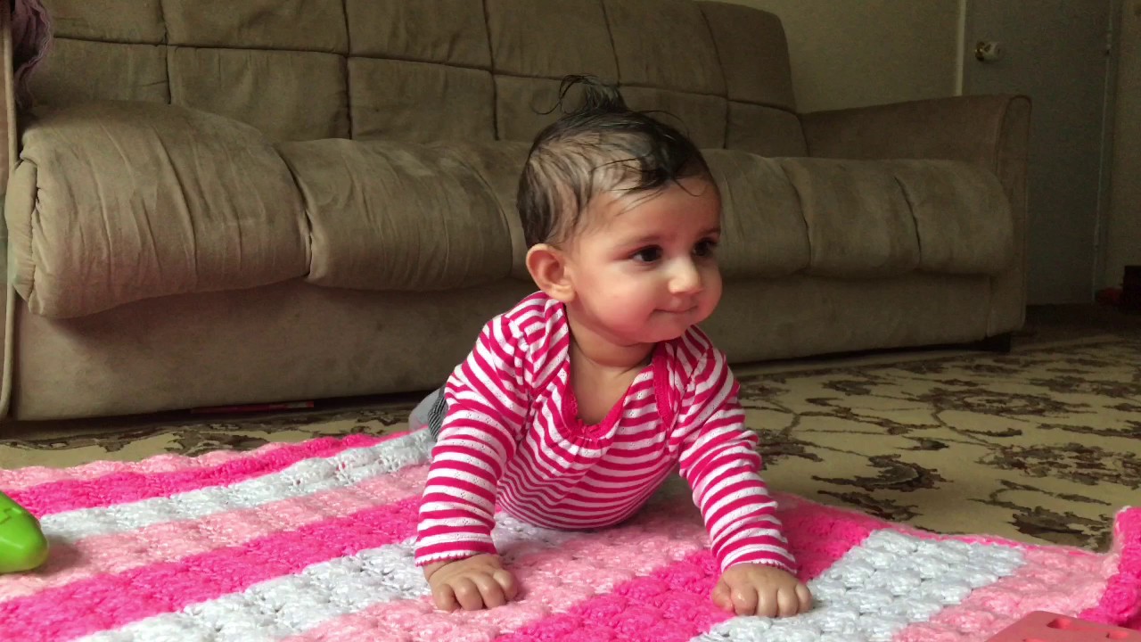 Baby Saying Baba for the first time - YouTube