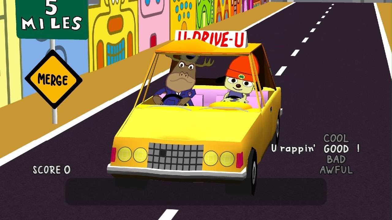 PaRappa The Rapper Remastered Step on the gas - YouTube