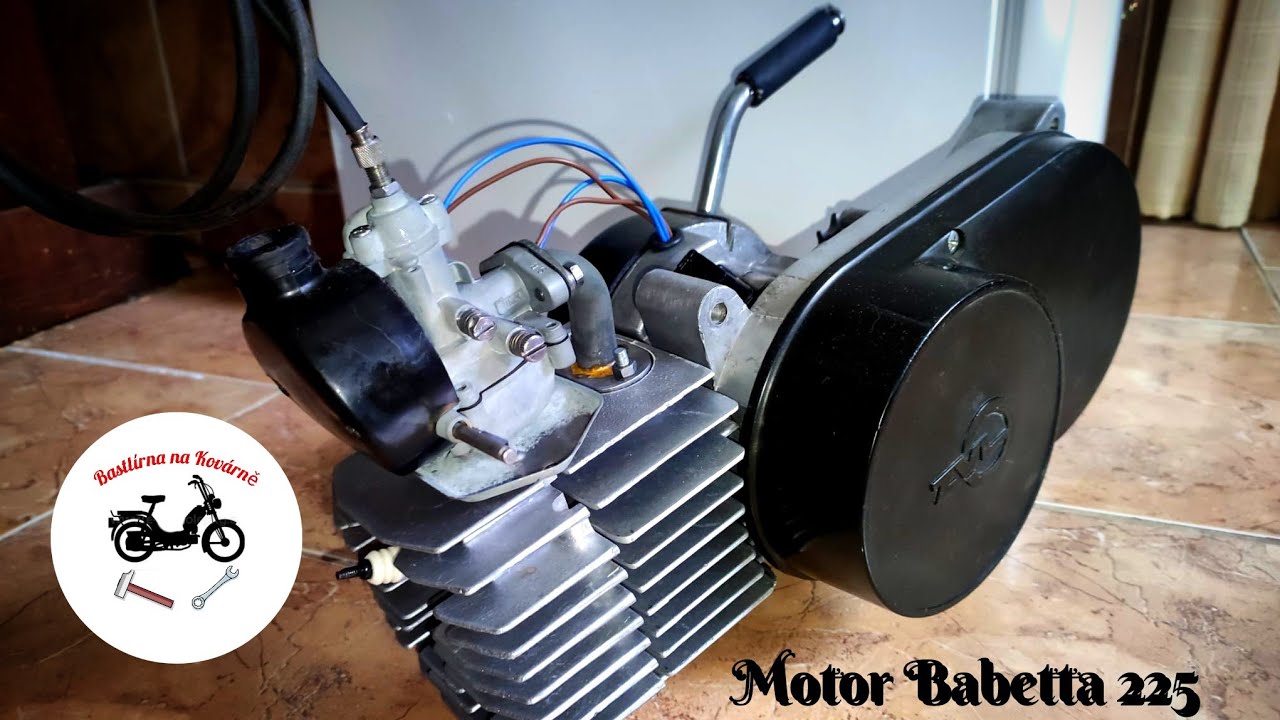 Složení motoru - Babetta 225 🛵 - YouTube