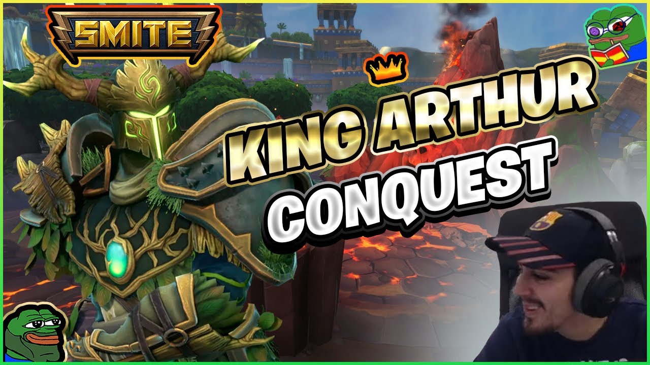 KING ARTHUR, PRIMERA RANKED CONQUEST EN LA SEASON 9 | Julio | Smite ...