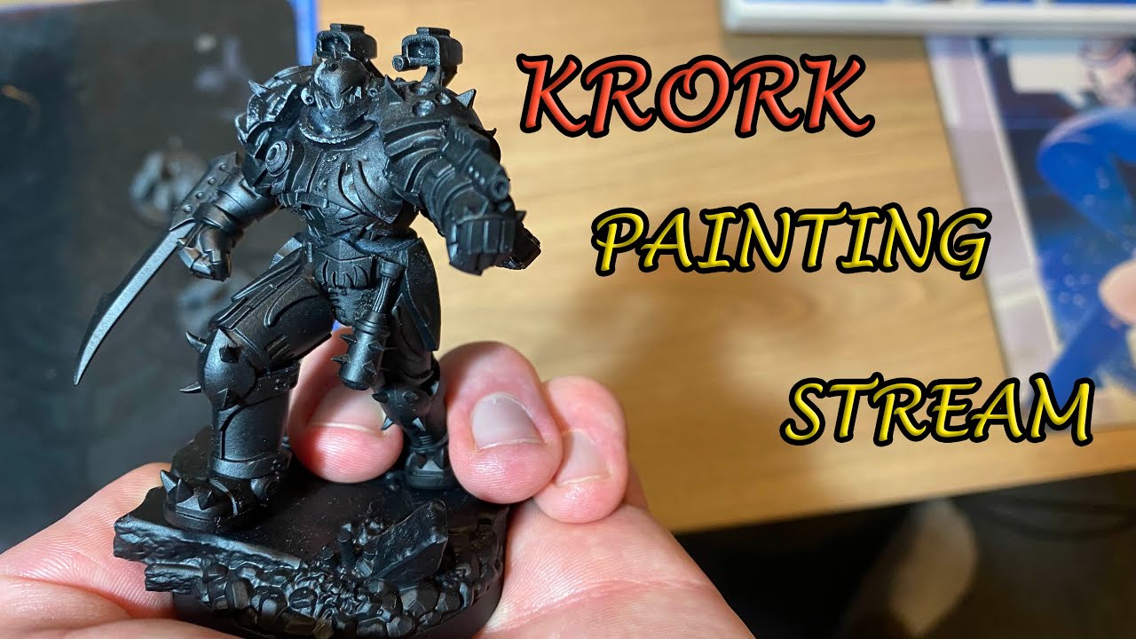 finishing this KRORK #warhammer40k - YouTube