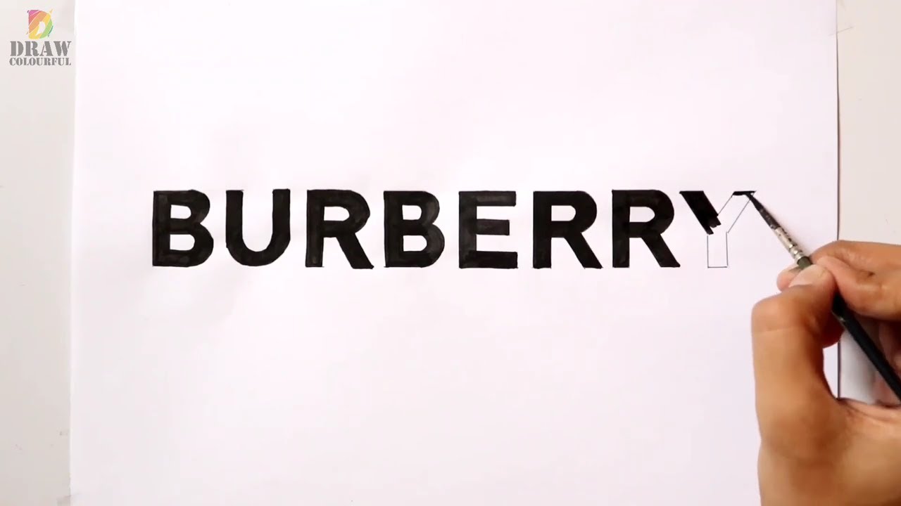 How to draw Burberry logo | BURBERRY - YouTube