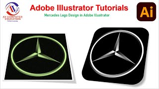 MERCEDES LOGO DISING IN ADOBE ILLUSTRATOR