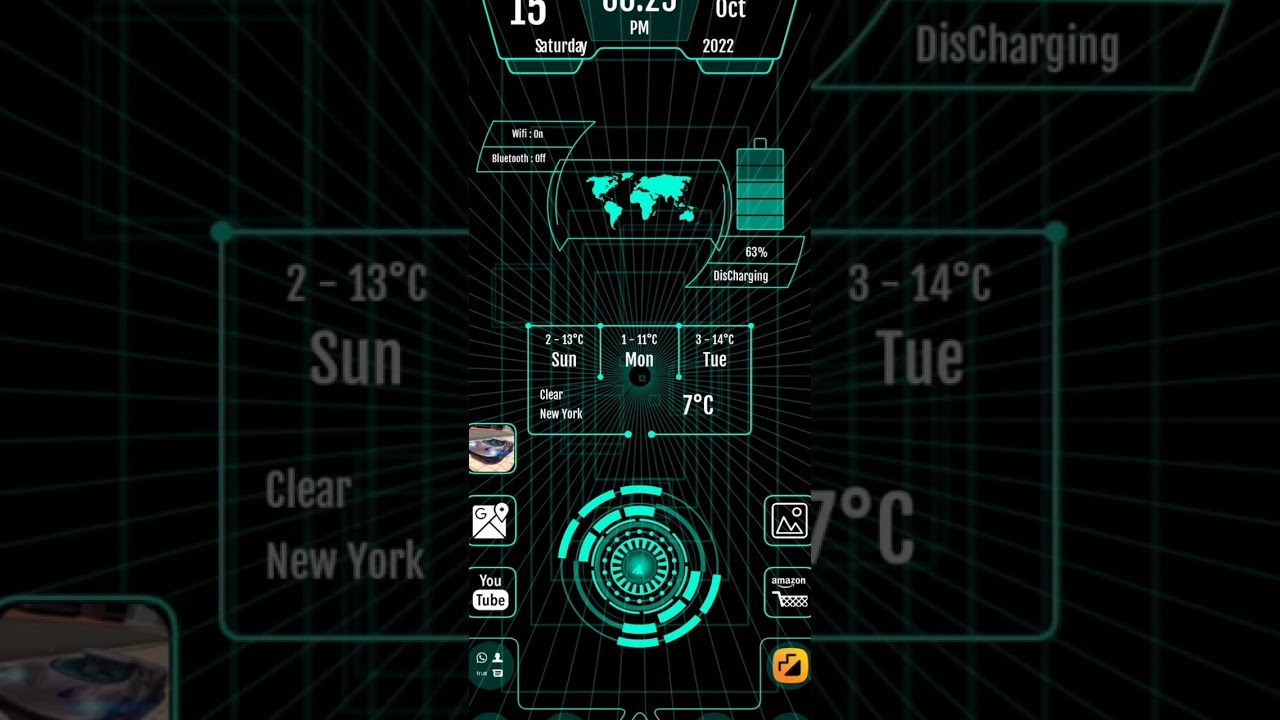 hacker theme launcher for Android - YouTube