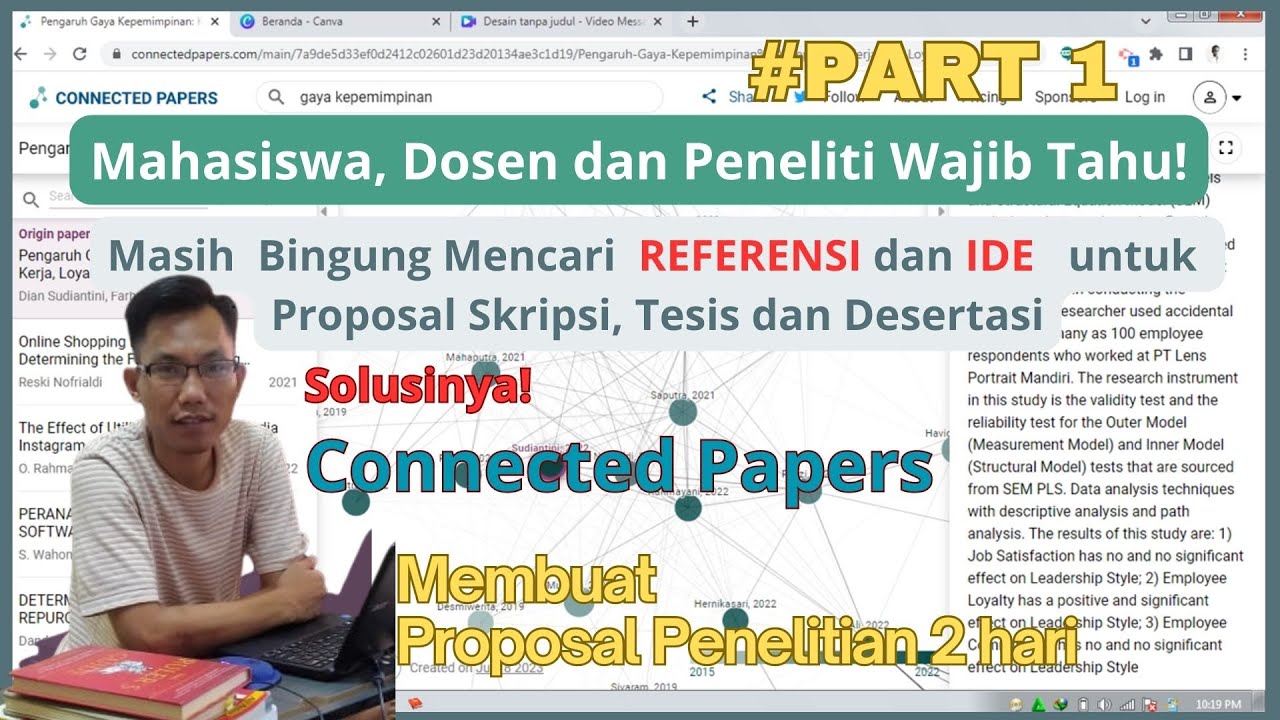CONNECTED PAPERS || Cara Mencari REFERENSI dan IDE Proposal, Skripsi ...