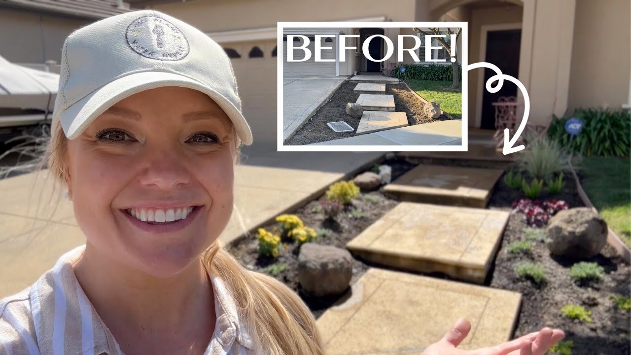 Front Walkway Makeover! Using Foliage and Groundcovers to Solve a ...