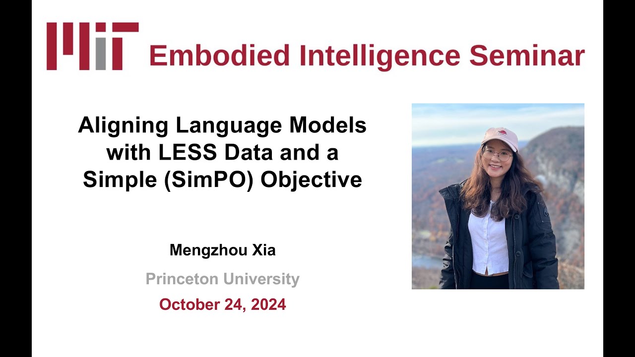 EI Seminar - Mengzhou Xia - Aligning Language Models with LESS Data and ...