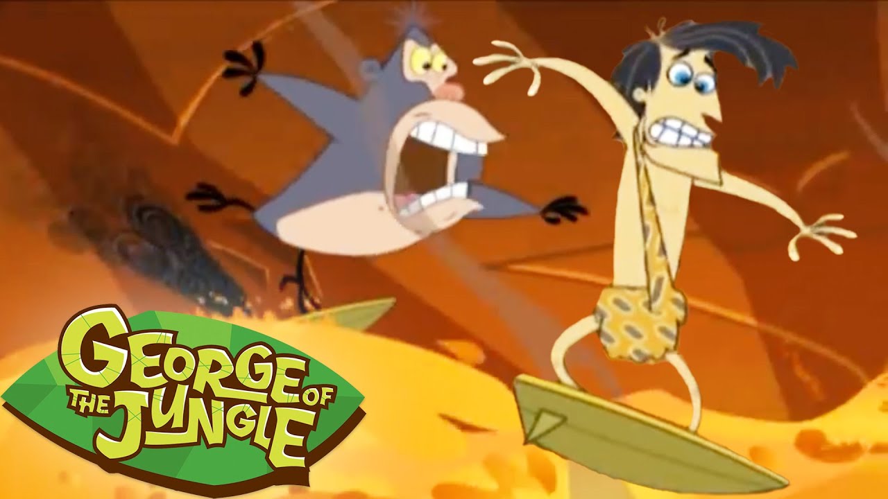 Let's Go Lava Surfing! 🏄 | George of the Jungle | Full Episode ...