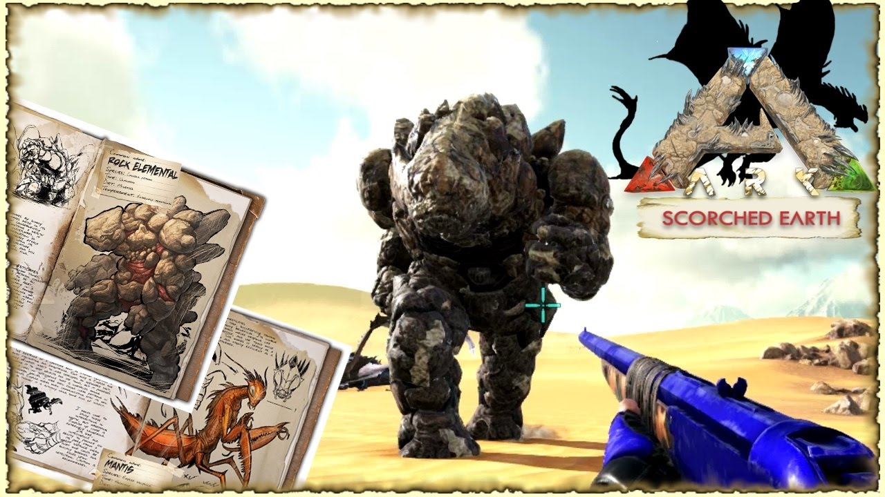 ARK: Scorched Earth 07 ~ Golem Taming is Freaking Hard!! W/DjWafflez ...