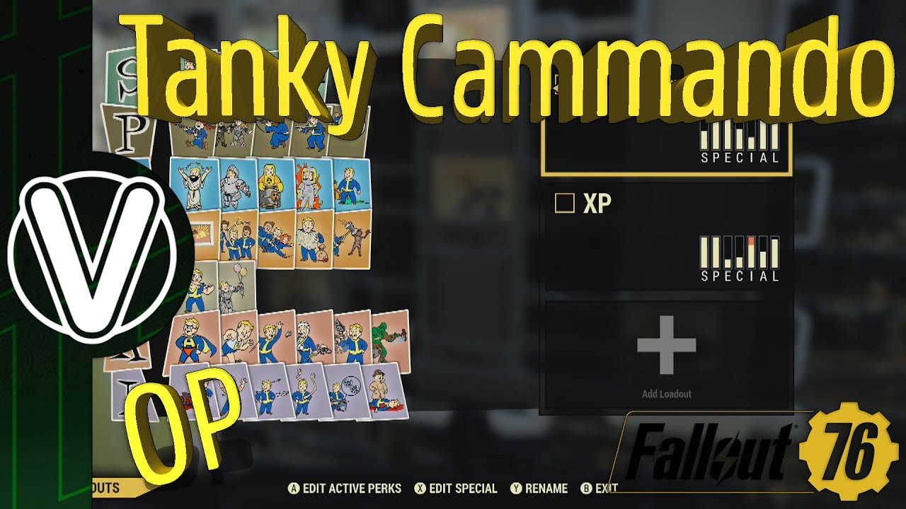 Fallout 76 | This Build Is Insane Hard To Die *Tanky Bloodied Commando ...