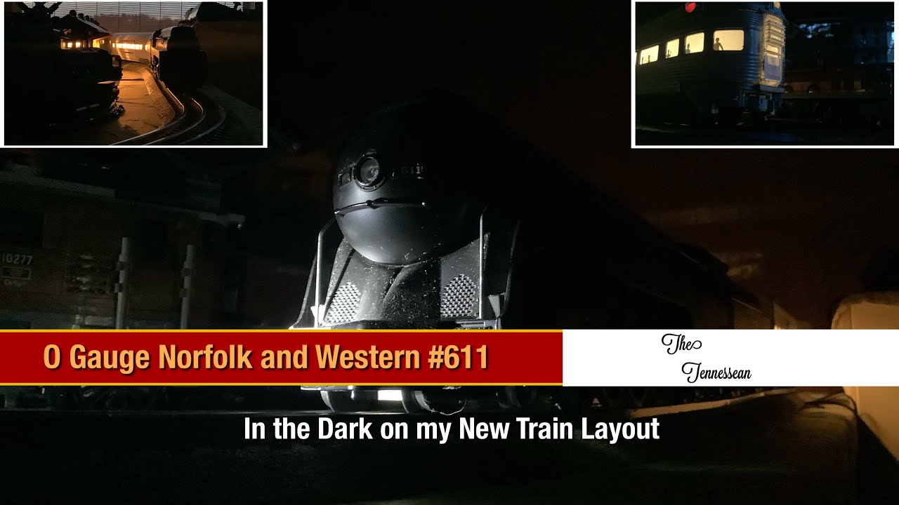 O Gauge Norfolk & Western #611 (The Tennessean) 10-13-23 - YouTube