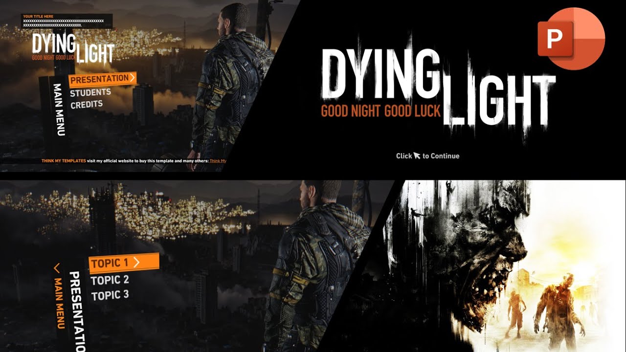 DYING LIGHT - Template PowerPoint - YouTube