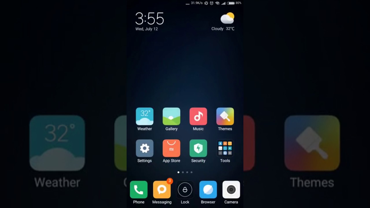 MIUI Home Screen Animation - YouTube