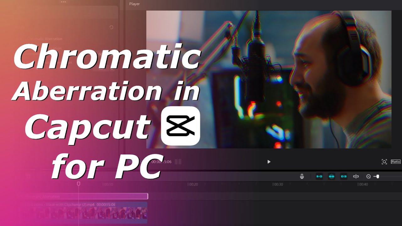 How to add Chromatic aberration effect to video in Capcut for PC - YouTube