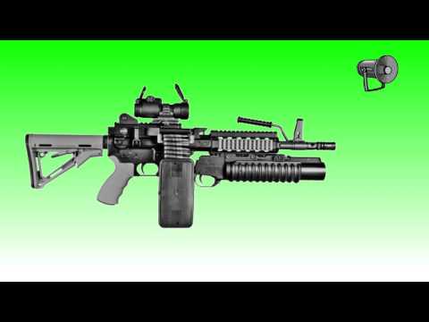 M4 Machine gun Shots Sound Effect