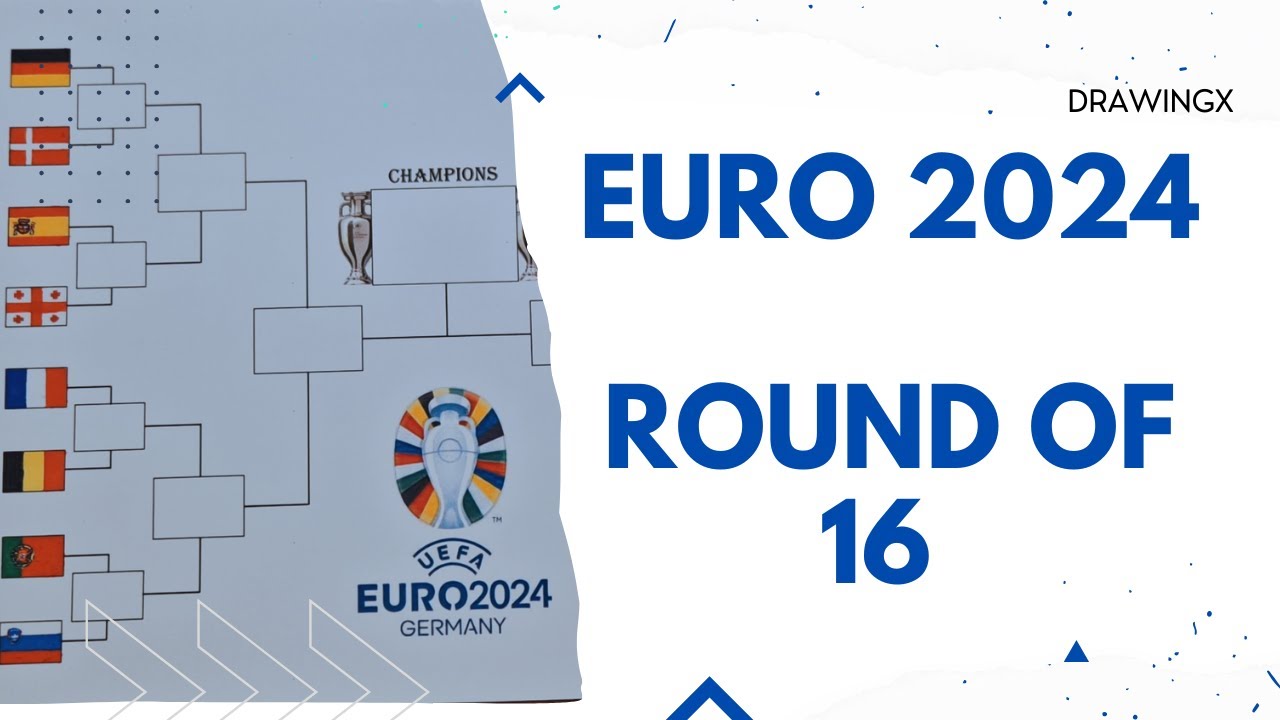 ⚽️ Drawing EURO 2024 Round of 16 ⚽️ Watch the Flags Come to Life! 🎨 ...