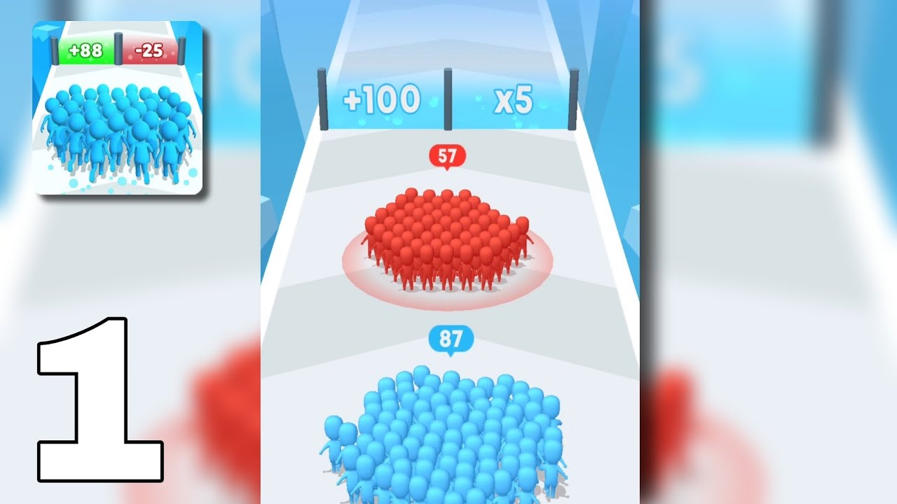 COUNT MASTER:Crowd Runners 3D (Levels 1-5) Android & IOS Gameplay - YouTube