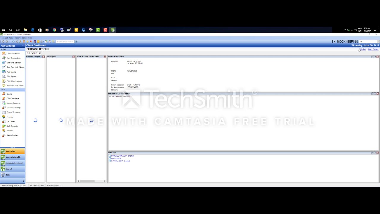 How to Start Accounting CS 1b - YouTube