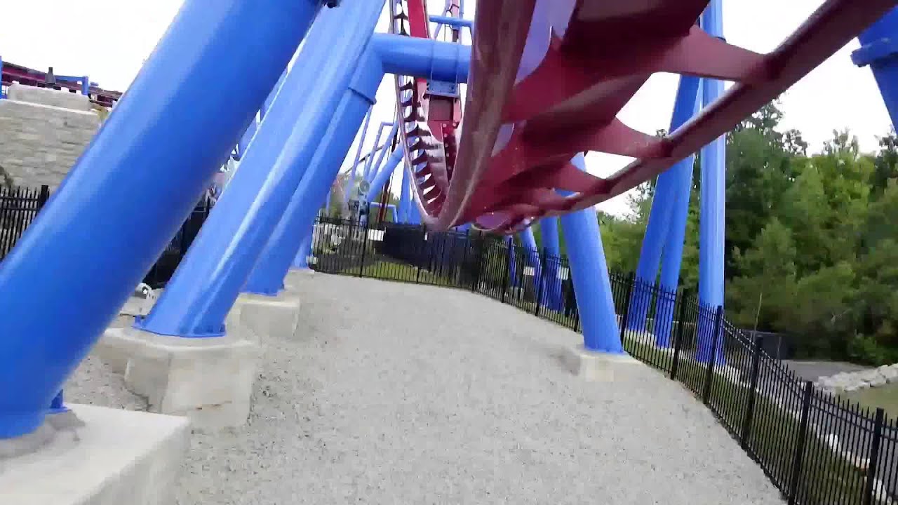 Banshee Front Seat POV 2014 FULL HD Kings Island (end of first season ...