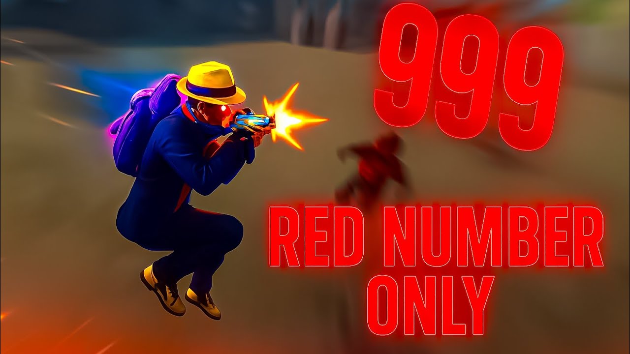 🔥 RED NUMBER ONLY 😈 | Free Fire One Tap Montage l - YouTube