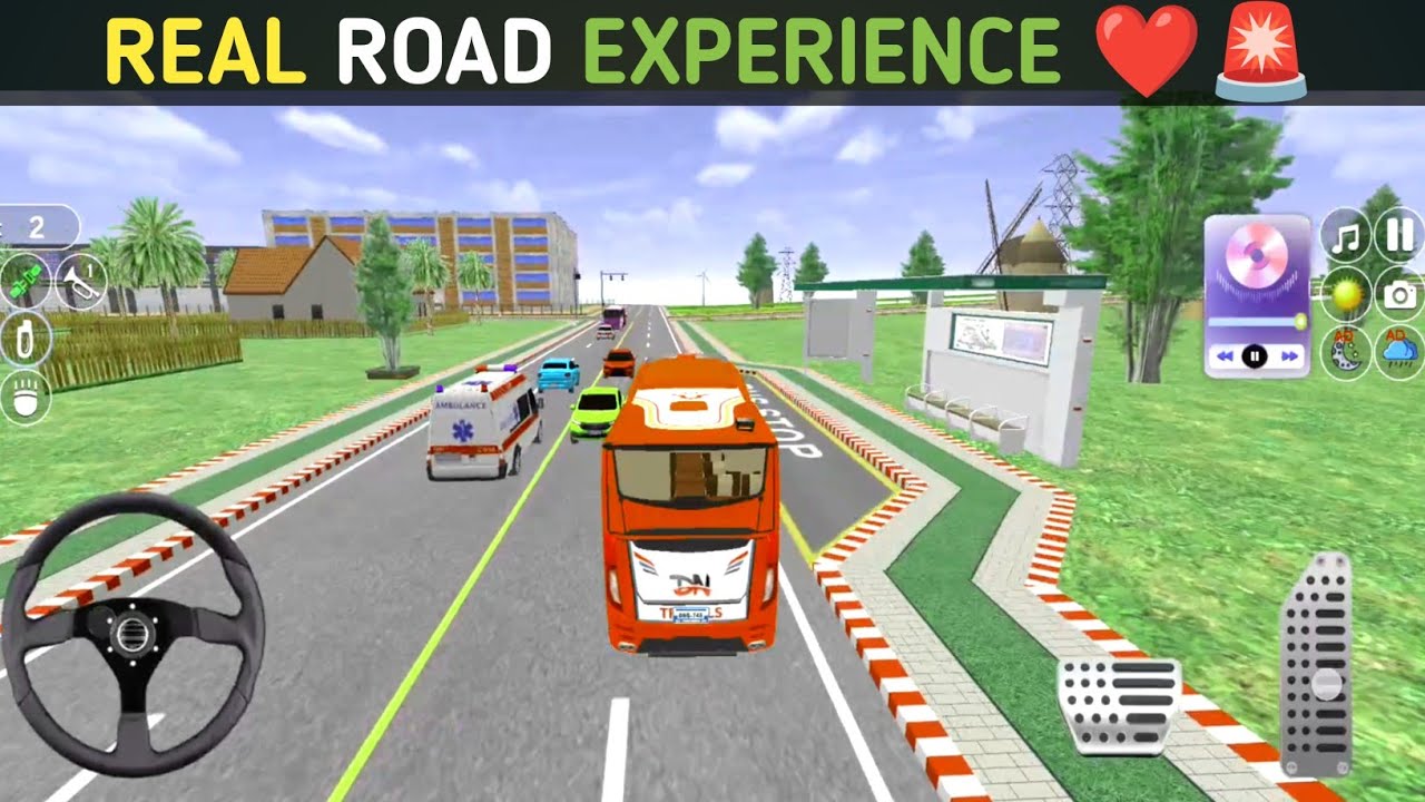 Real City Bus Drive on Busy Roads 🛣️ | Urban Bus Driving Experience ...