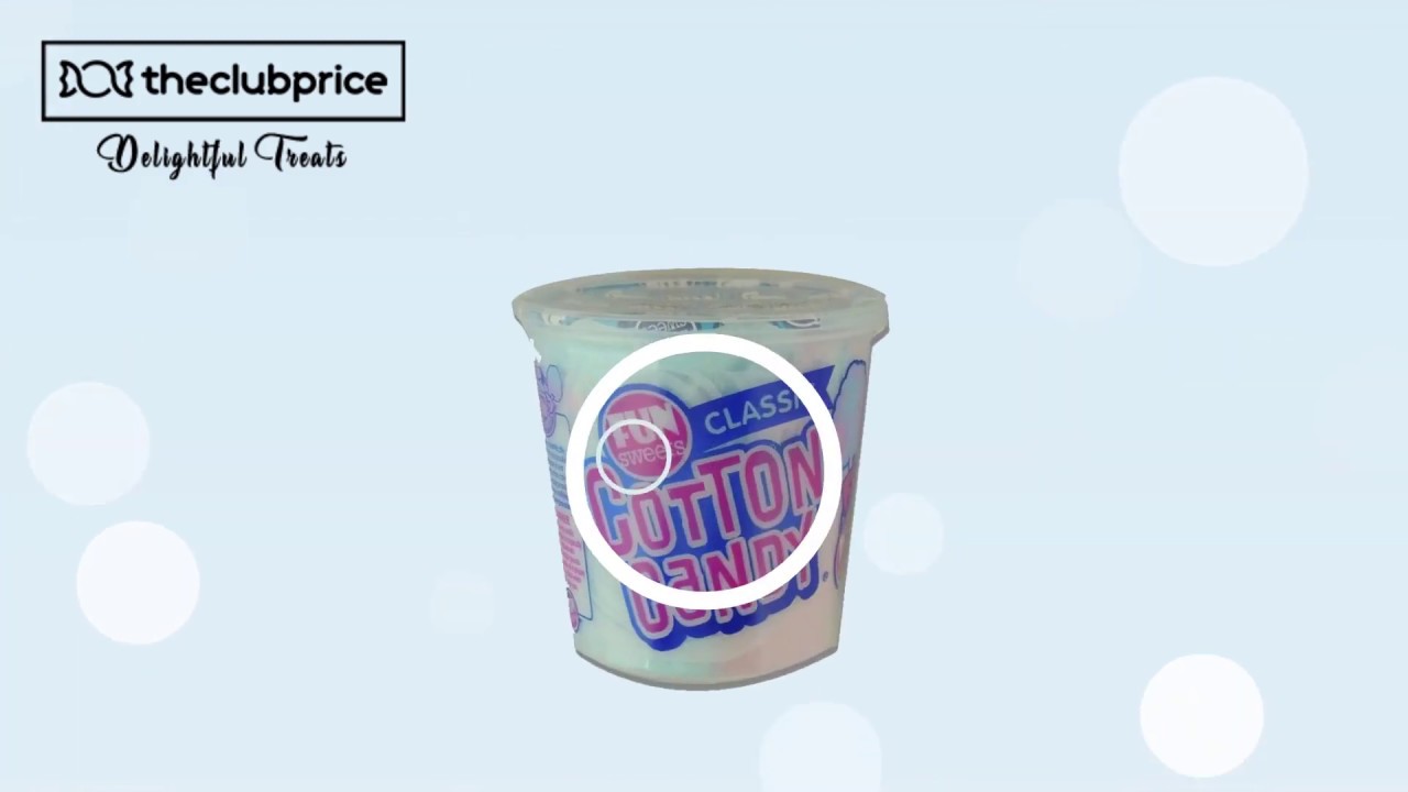 Classic Cotton Candy by Fun Sweets | The Club Price - YouTube