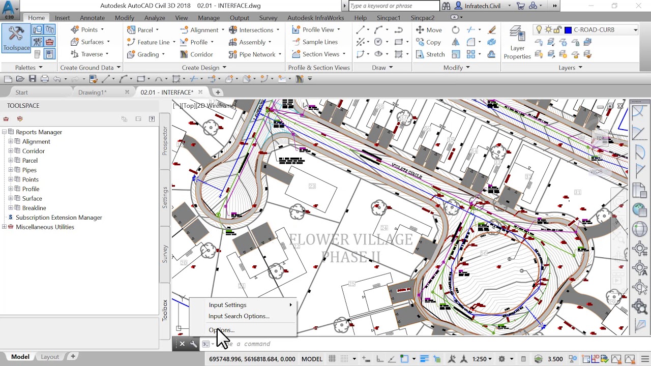 AutoCAD Civil 3D - 02.08: Interface - Command Line - YouTube