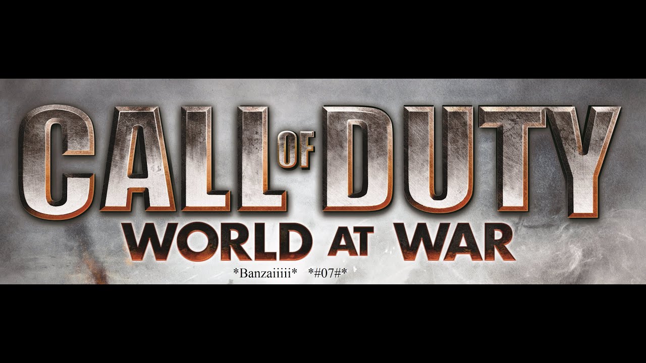 Call of Duty 4 World at War *Banzaiiiii* *#07#* Let´s Play CoD 4 - YouTube