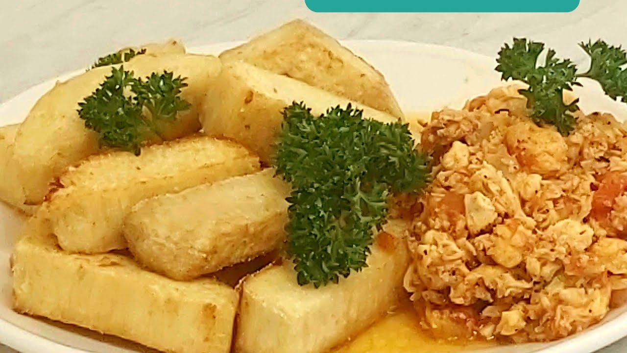 How to Make Fried Boiled Yam (perfect for B/fast, Lunch & Dinner) - YouTube