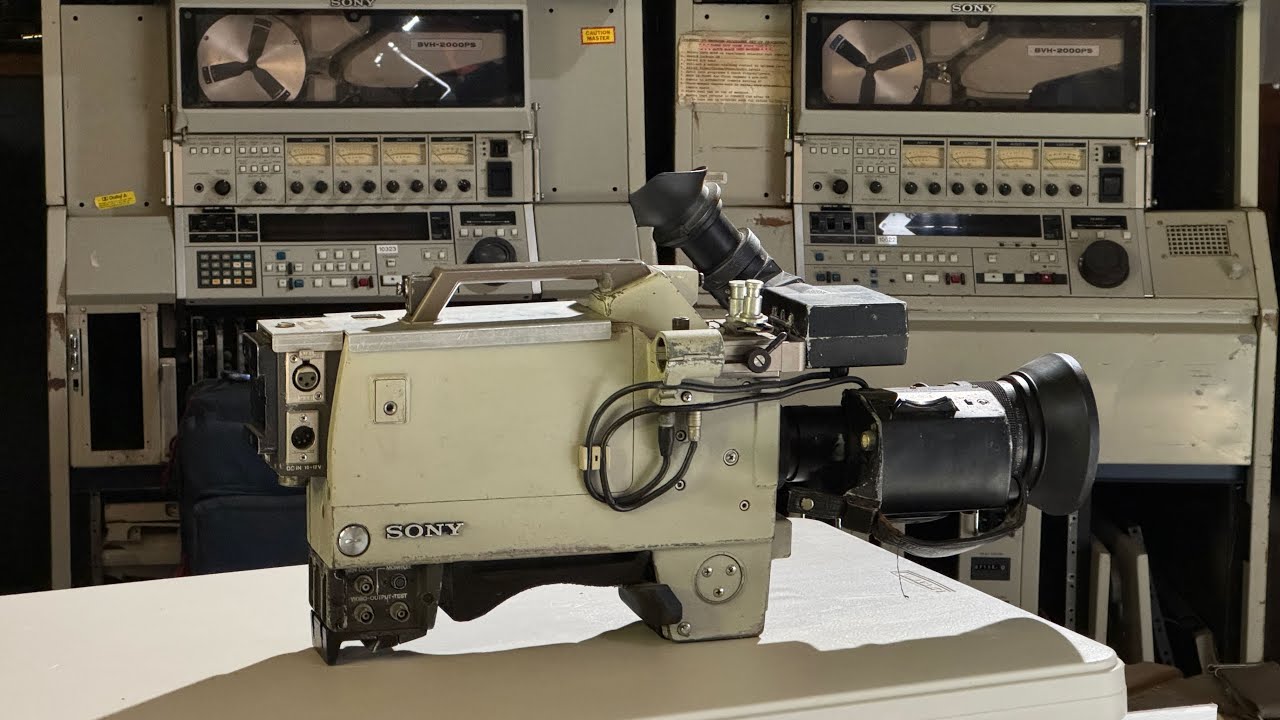 Sony BVP330P vintage Broadcast ENG Camera in 2025 - YouTube