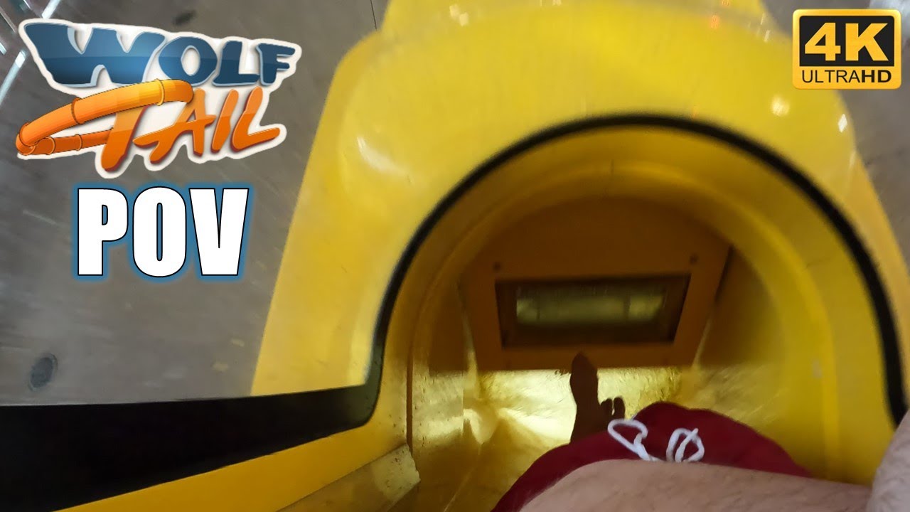 Wolf Tail POV (4K 60FPS), Great Wolf Lodge Poconos Trapdoor Speed Slide ...