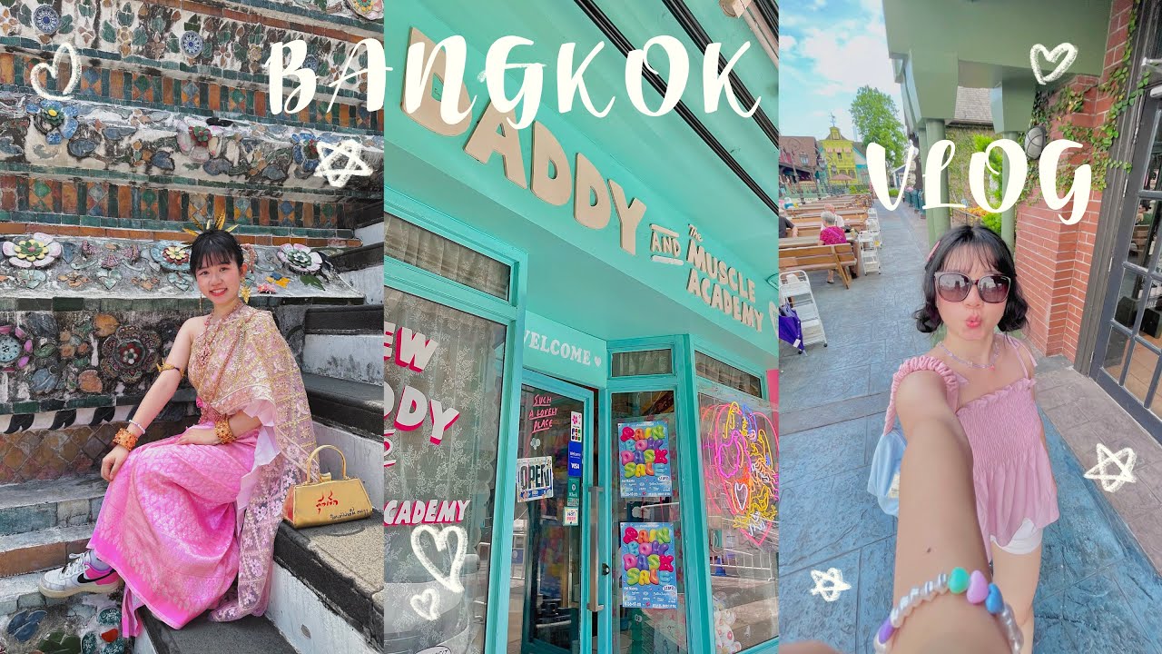 Bangkok Travel Vlog 🇹🇭🩷🩵| 曼谷是女生的天堂啊😝｜shopping & foodie heaven | travel ...