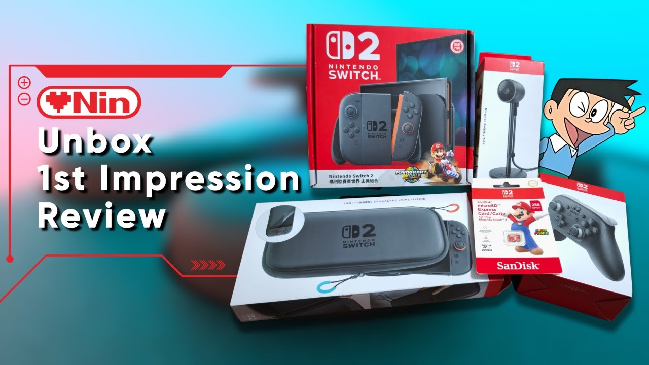 Unbox + 1st Impression Review - Switch 2 และอุปกรณ์ต่างๆ - YouTube